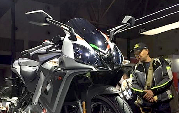RSV4-inspired Aprilia GPR250 launched in China | Visordown